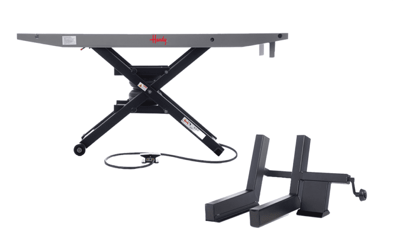 S.A.M. 1200 Air Lift & CV-17 Cycle Vise Bundle | Handy Industries